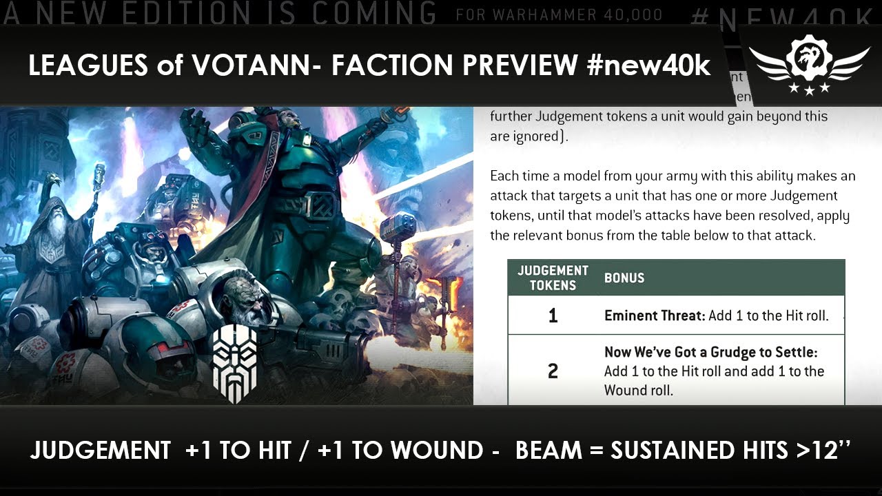 #new40k - LEAGUES OF VOTANN - FACTION PREVIEW 10th EDITION - MAX 2 ...