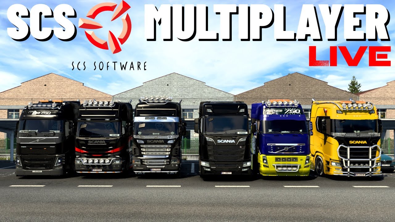 SCS Multiplayer Konvoi - ETS2 🔴LIVE | Euro Truck Simulator 2 - YouTube