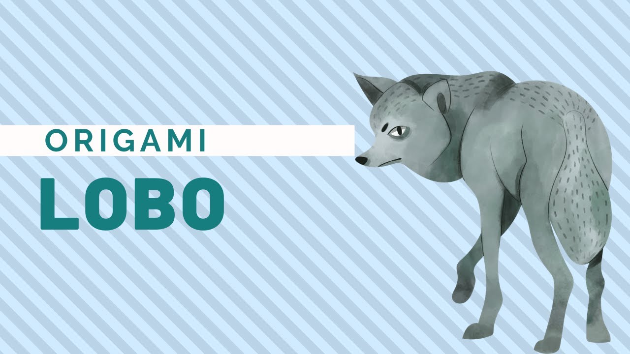 #061. Origami - como fazer um Lobo em 3D - passo a passo! - YouTube