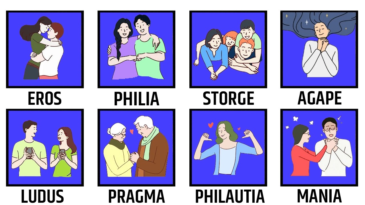 8 Types of LOVE (According to the Greeks) | Every Love Explained in 3 ...