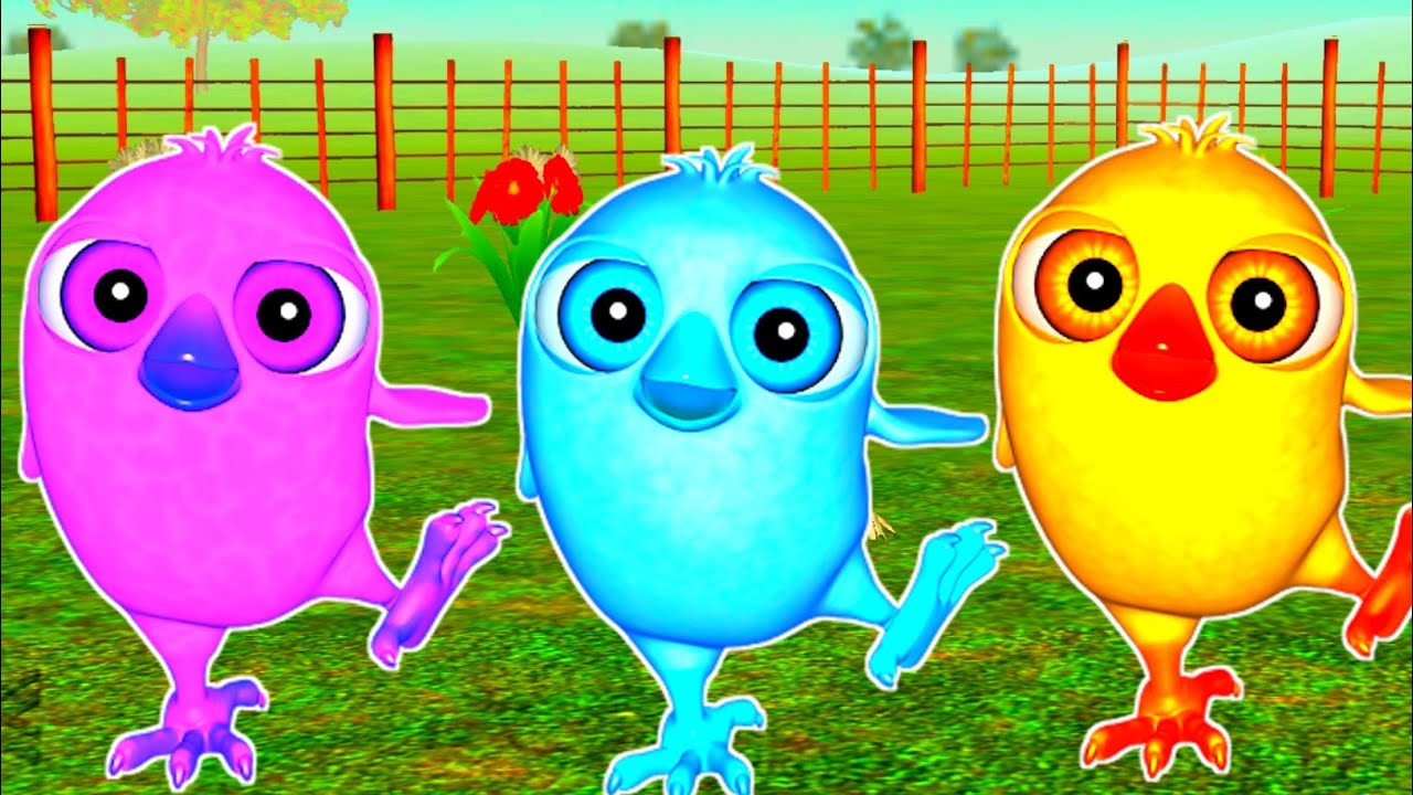El pollito pia 3D animal game- Amaging 3D Animals Cartoon Dance ...