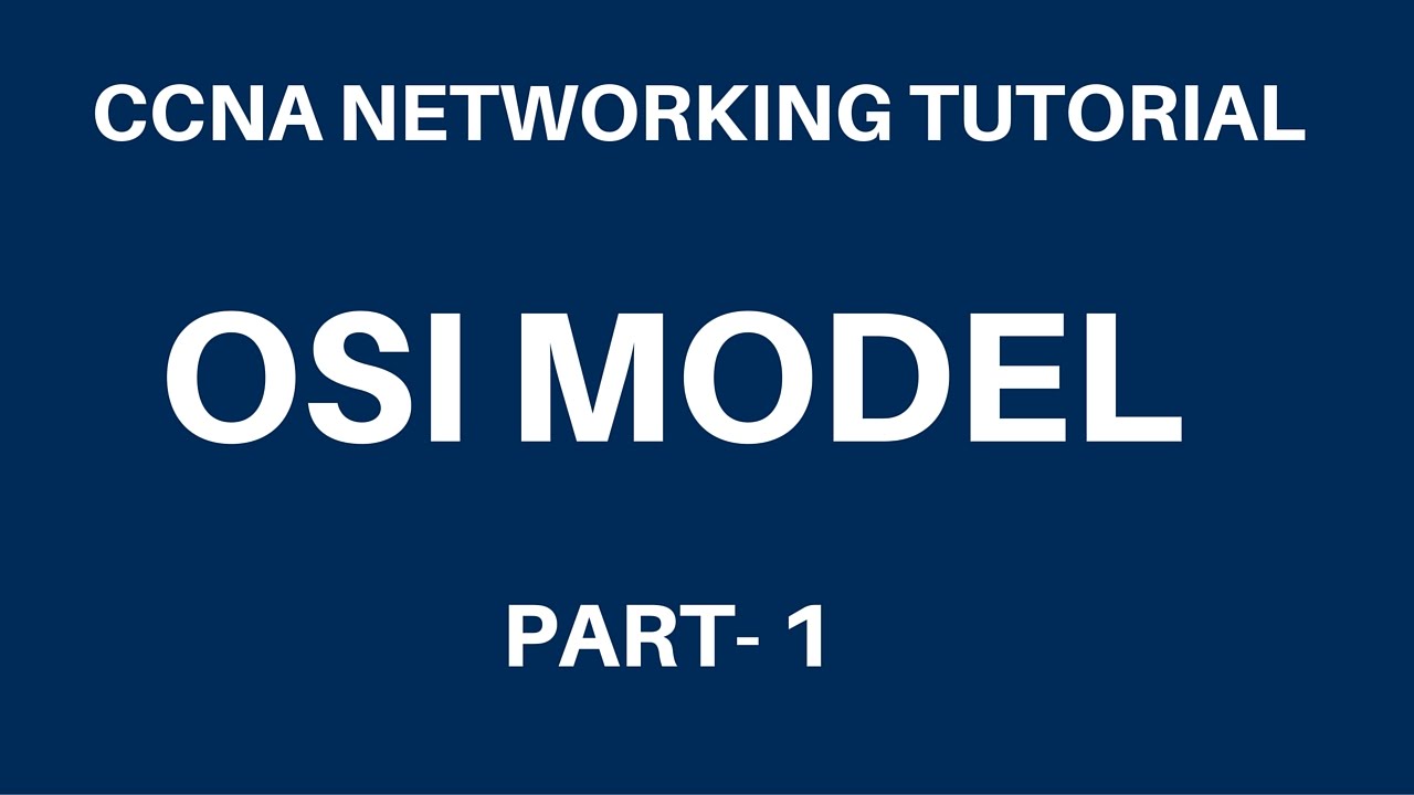 CCNA in Hindi - OSI Model Part 1 - Seven Layer Technologies Lucknow ...