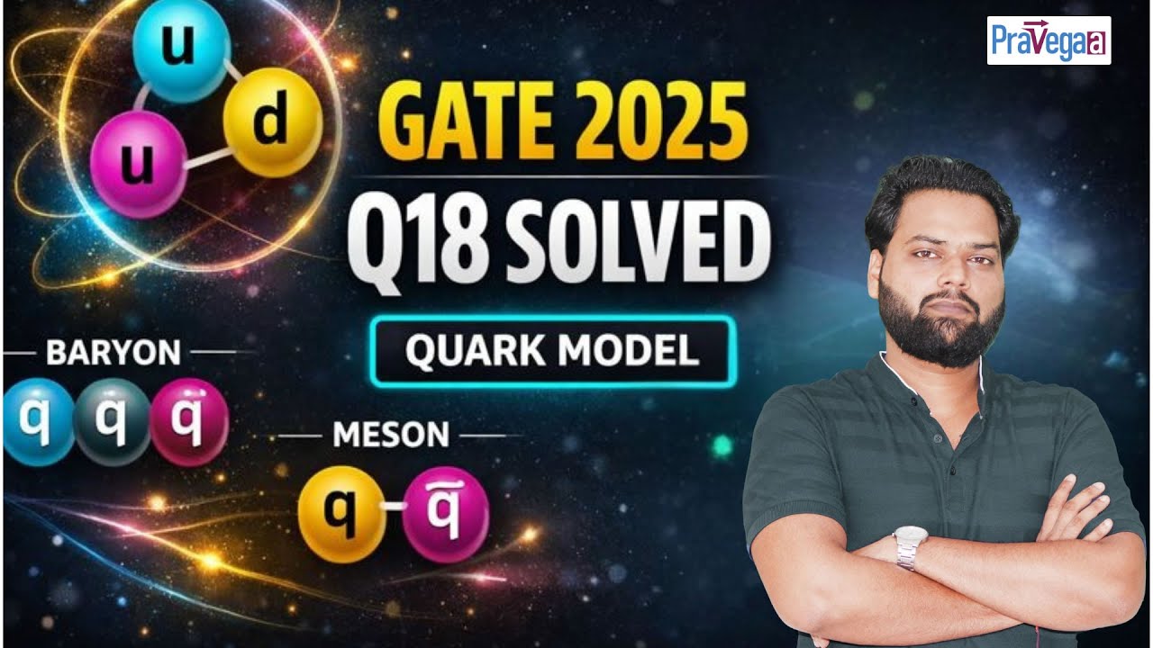 Q18 GATE 2025 SOLUTION | Quark Model Explained | Particle Physics ...