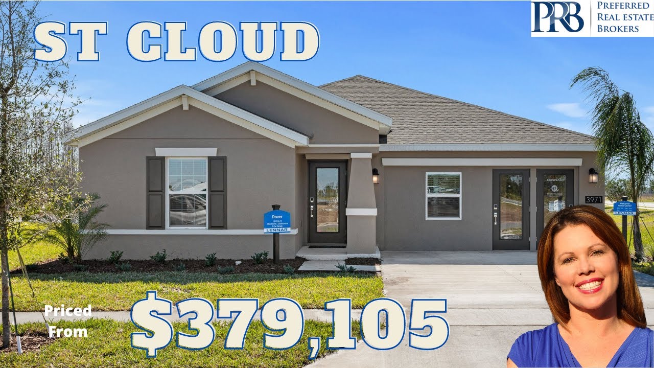Lennar Homes I Old Hickory, St Cloud, Florida I Dover Model - YouTube