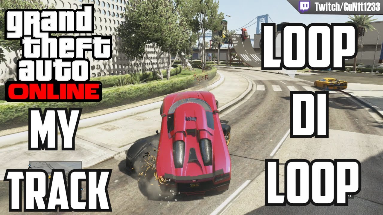 GTA 5 - My Custom Track "Loop Di Loop" #13 (GTA V Online Racing) - YouTube