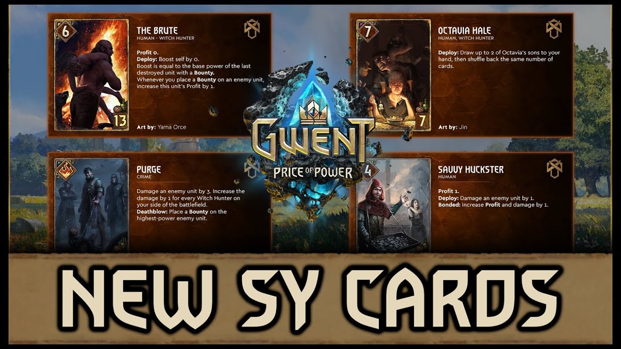[GWENT] NEW SYNDICATE CARDS ARE COMING! - Price of Power: Harvest of ...