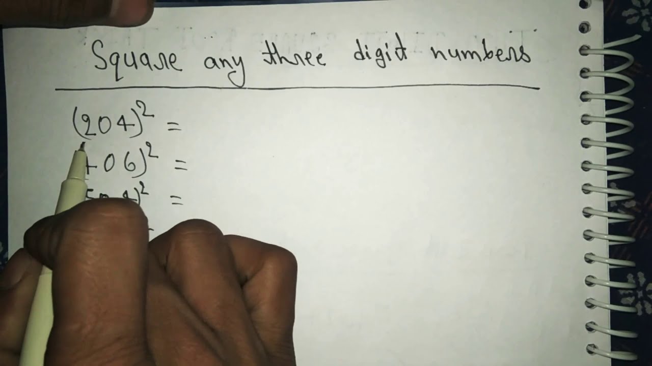 Three digits square roots trick - YouTube