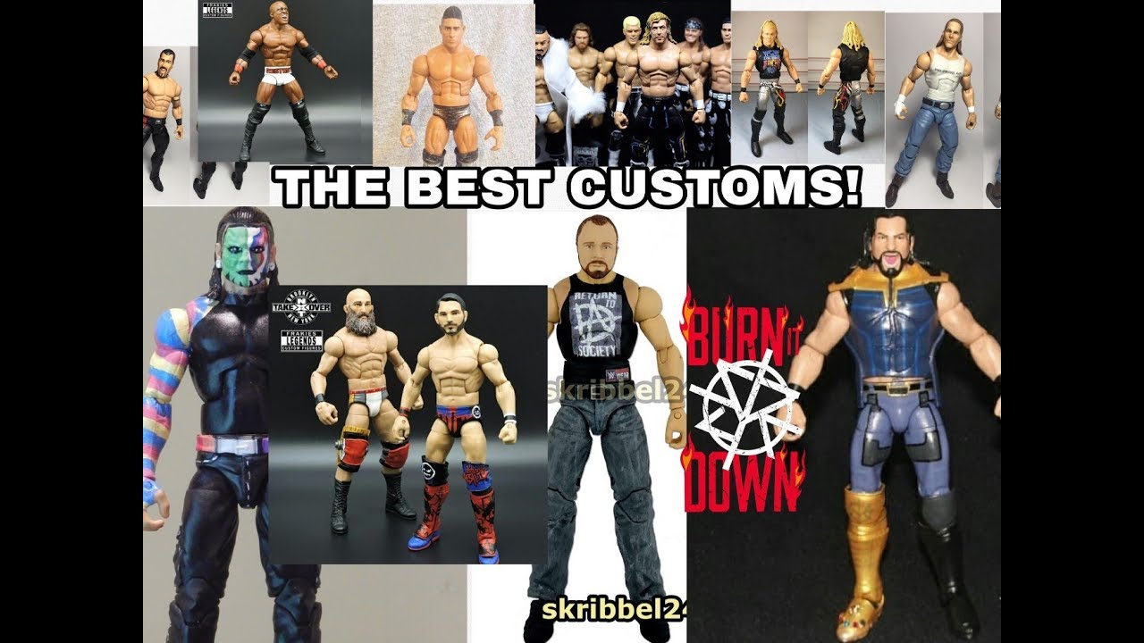 THE BEST CUSTOM WWE FIGURES OF AUGUST! - YouTube