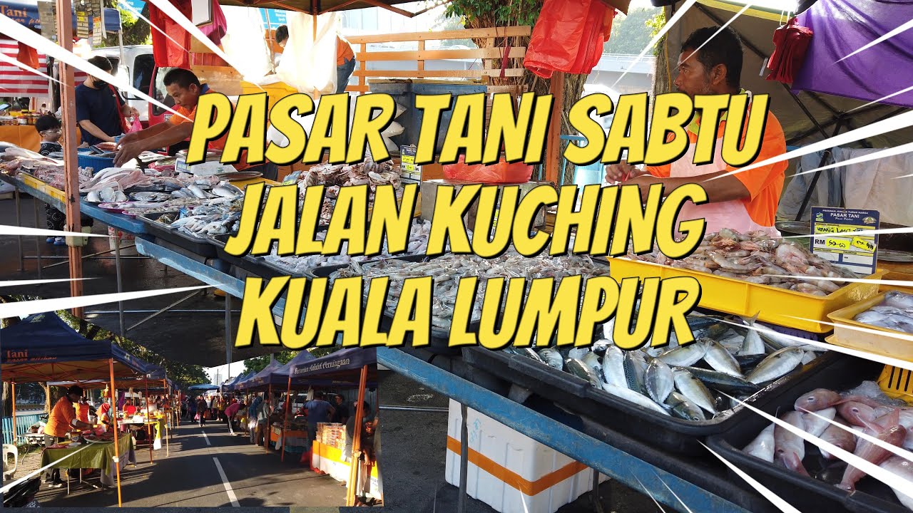 PASAR TANI SABTU JALAN KUCHING - macam2 ada,mari ramai2 dapatkan ...