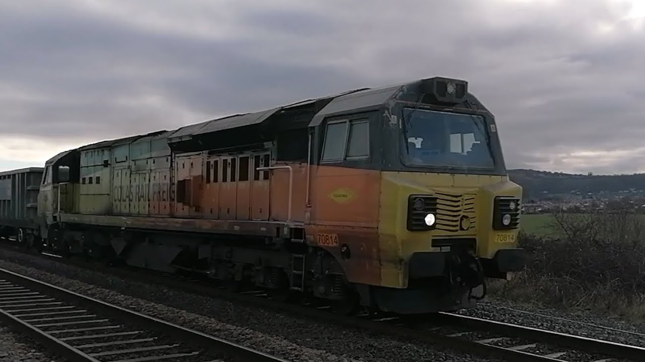 27/02/23 - Class 70 - 70814 - Longport Lr Colas to Penmaenmawr Quarry ...
