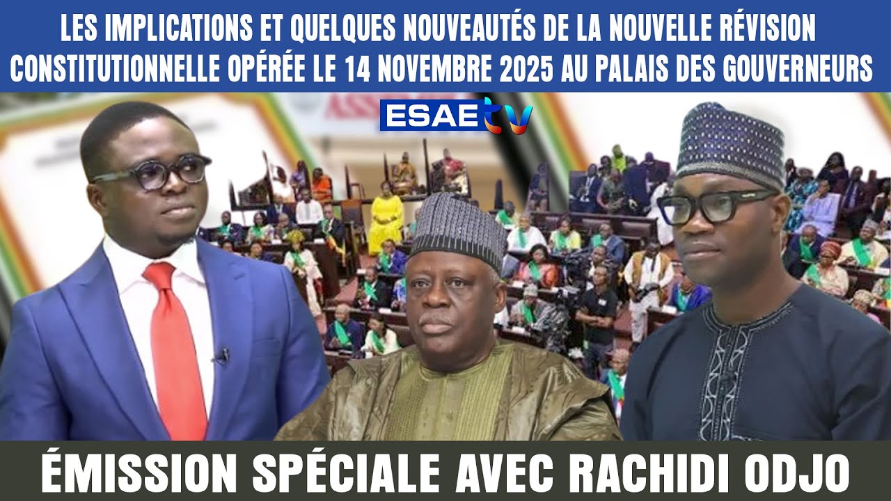 LA SPÉCIALE DU SAMEDI 15 NOVEMBRE 2025 AVEC RACHIDI ODJO - YouTube