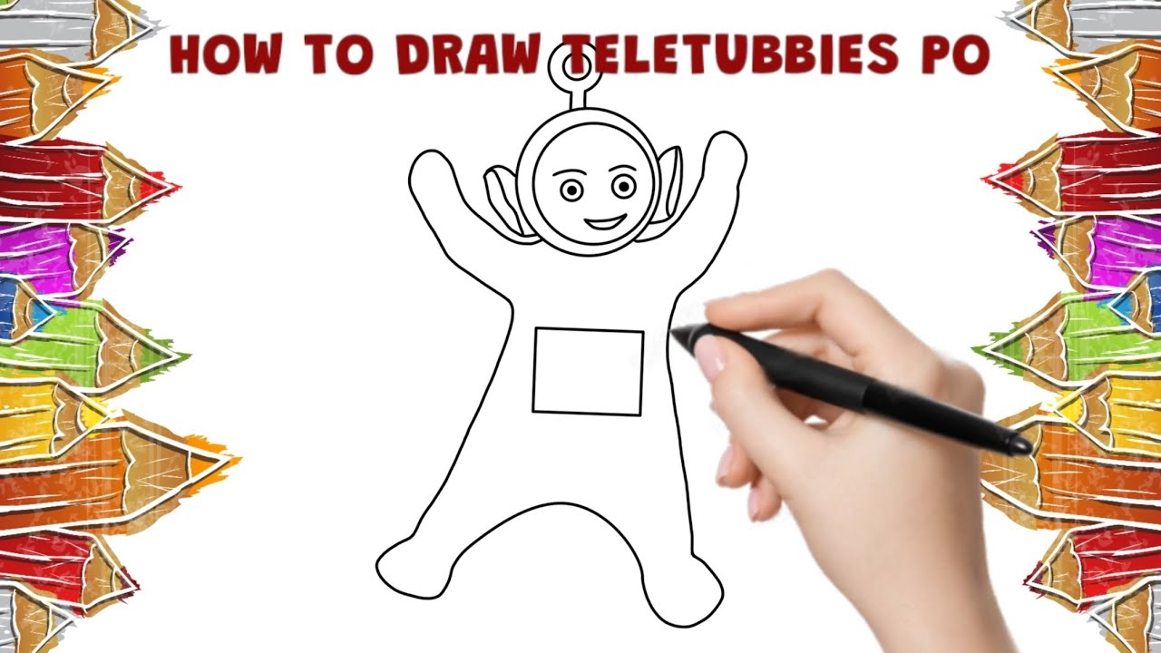 Learn How to Draw Teletubbies' Po: Easy Step-by-Step Tutorial - YouTube