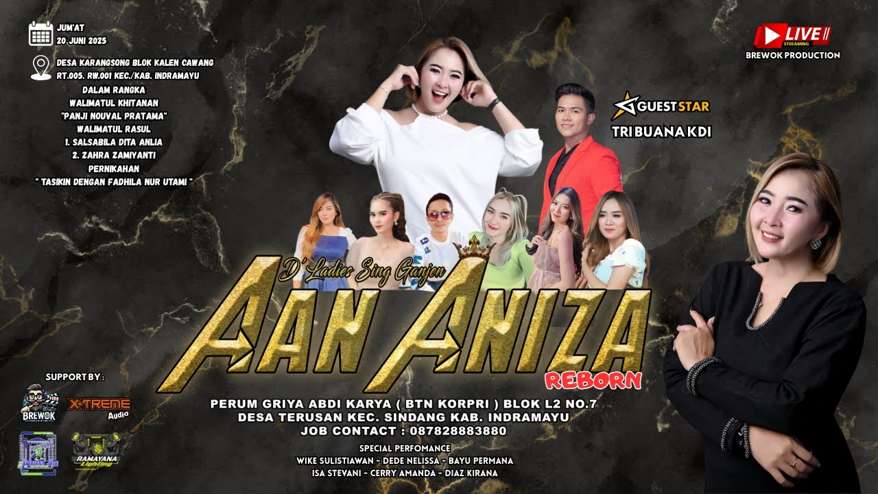 🔴 LIVE D'LADIES SING GANJEN AAN ANIZA REBORN | EDISI MALAM 20 JUNI 2025 ...
