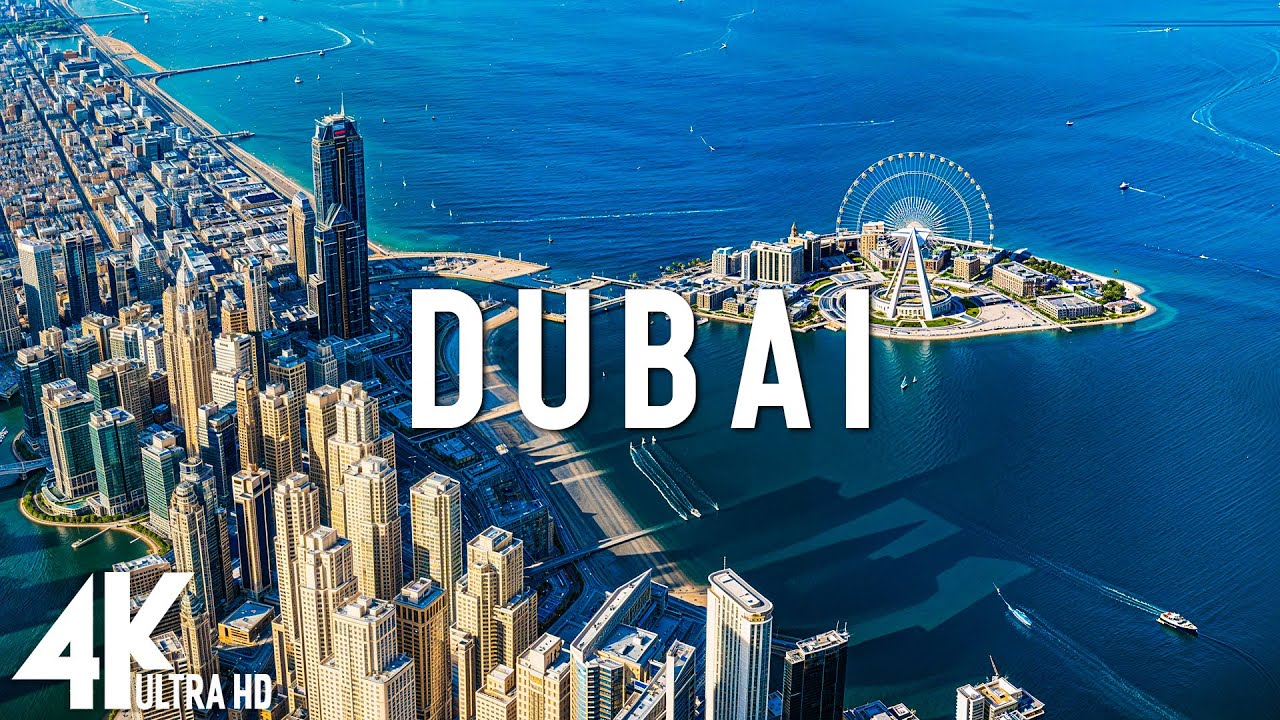 FLYING OVER DUBAI 4K UHD • Stunning Aerial Footage, Scenic Relaxation ...