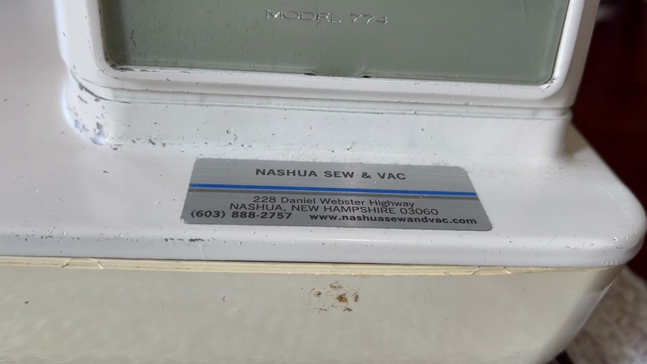 Singer model 774 functioning only - YouTube