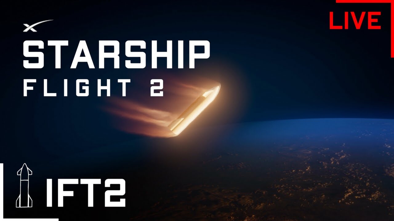 LIVE! Starship Flight 2 Launch (From HAWAII) - YouTube
