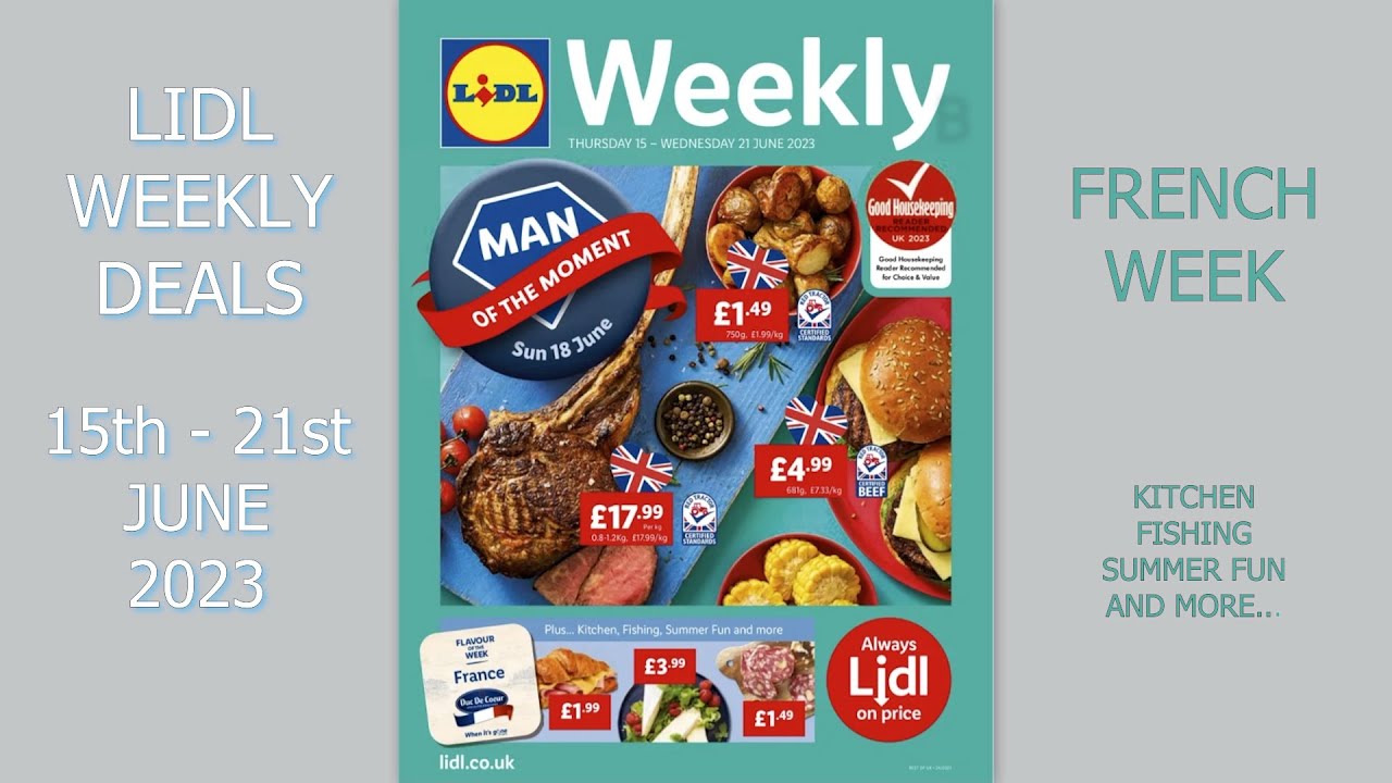 Lidl Weekly Deals 15th - 21st June 2023 French Week - YouTube