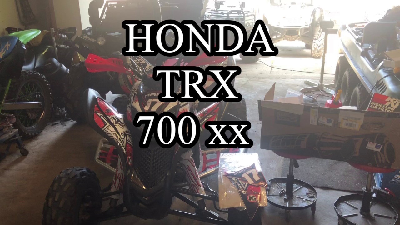 HONDA TRX 700xx build part 3 - YouTube