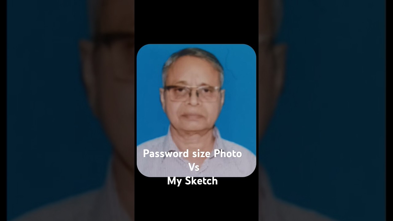 Password Size Photo Vs My Sketch 🤯🎨🖌️😲 #art #reels #explore #youtuber # ...
