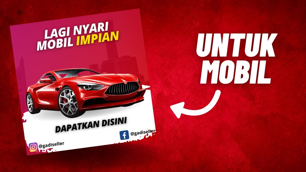 Cara Buat Flyer Promosi Mobil Dengan Canva - YouTube