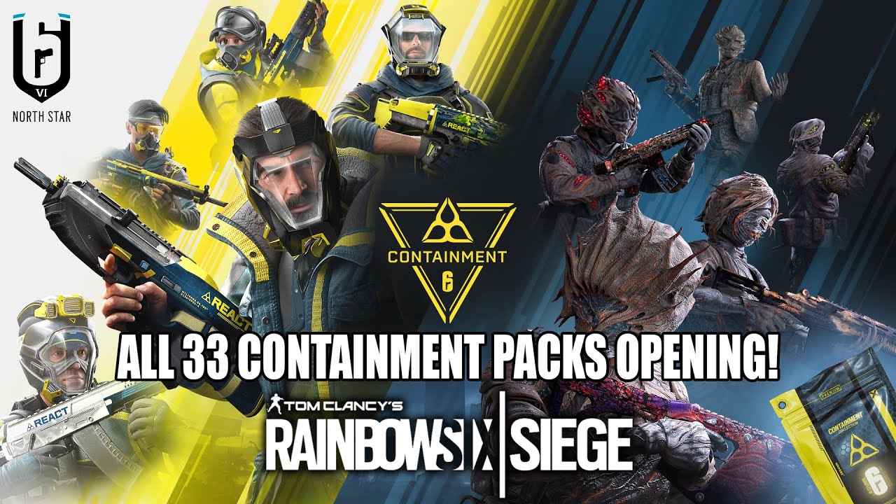 All 33 Containment Packs Opening - Rainbow Six Siege - YouTube
