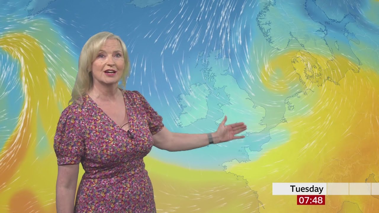 Carol Kirkwood - BBC Breakfast Weather 04/05/2021 - HD - YouTube