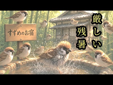 It’s gotten too hot, and the sparrows have gone quiet. [Sparrow Diary]