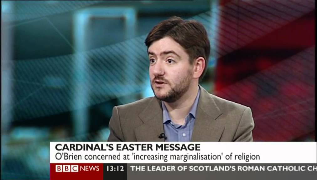 Andrew Copson discussing crosses in the workplace, on BBC News - YouTube