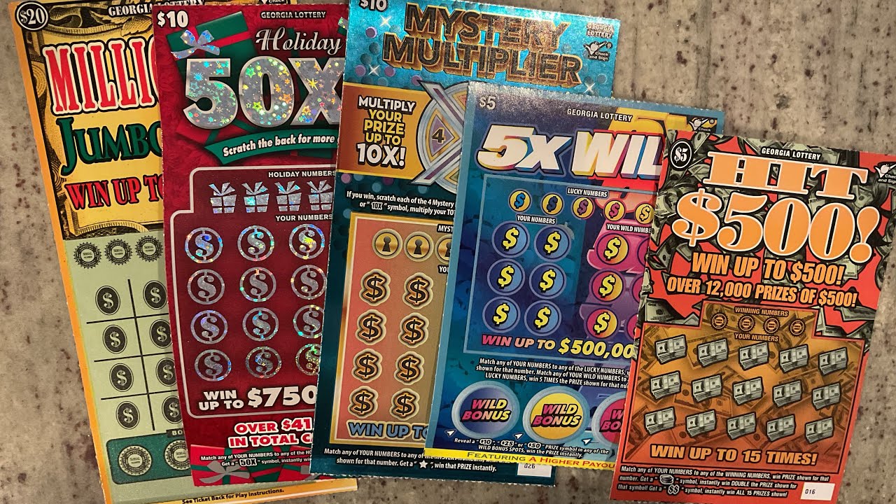 Scratching this $50 session of Georgia Lottery scratch off tickets ...