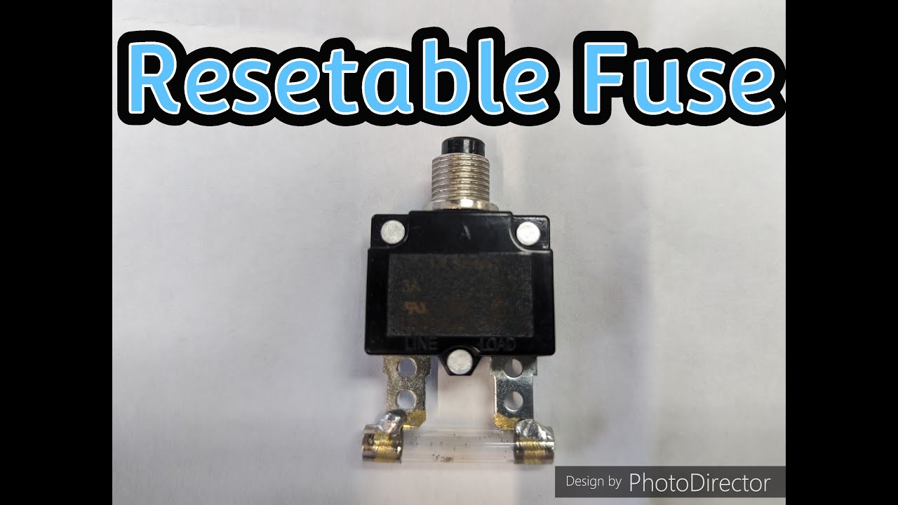 Making a resettable fuse for working on a pinball machine or ??? - YouTube