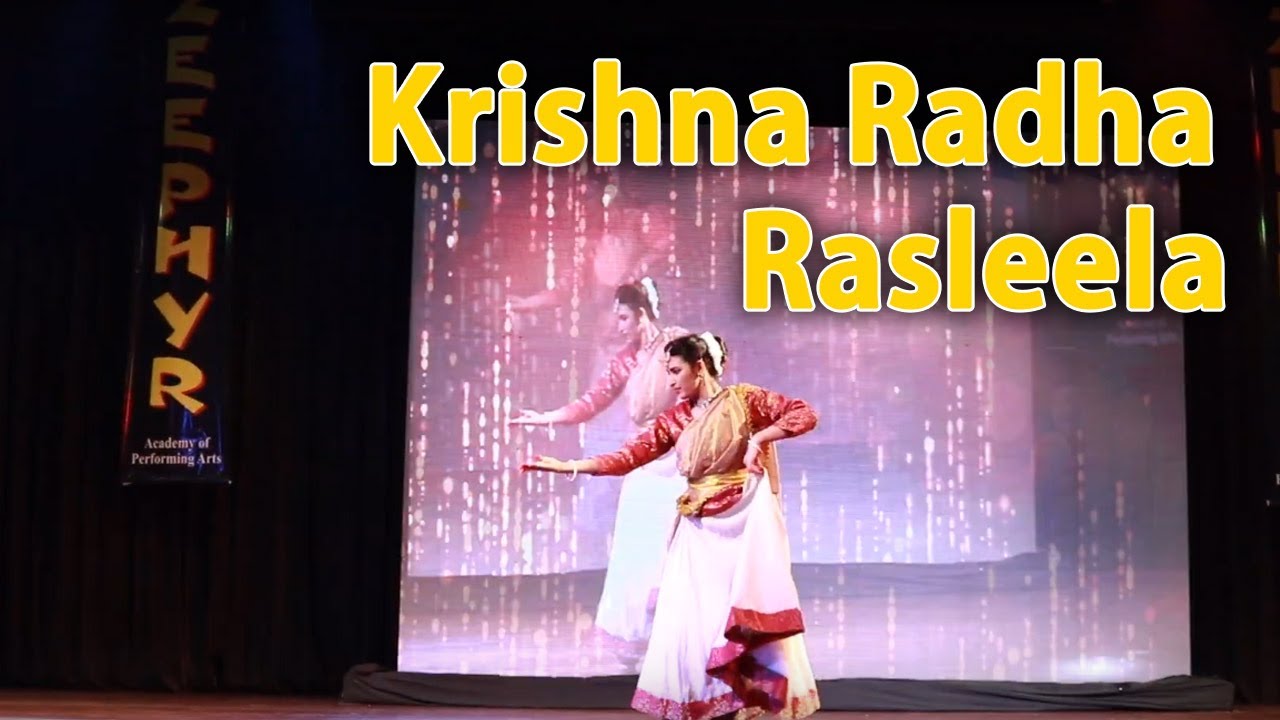 Krishna Radha Rasleela : Kathak stage performance by Vamika Lamba - YouTube