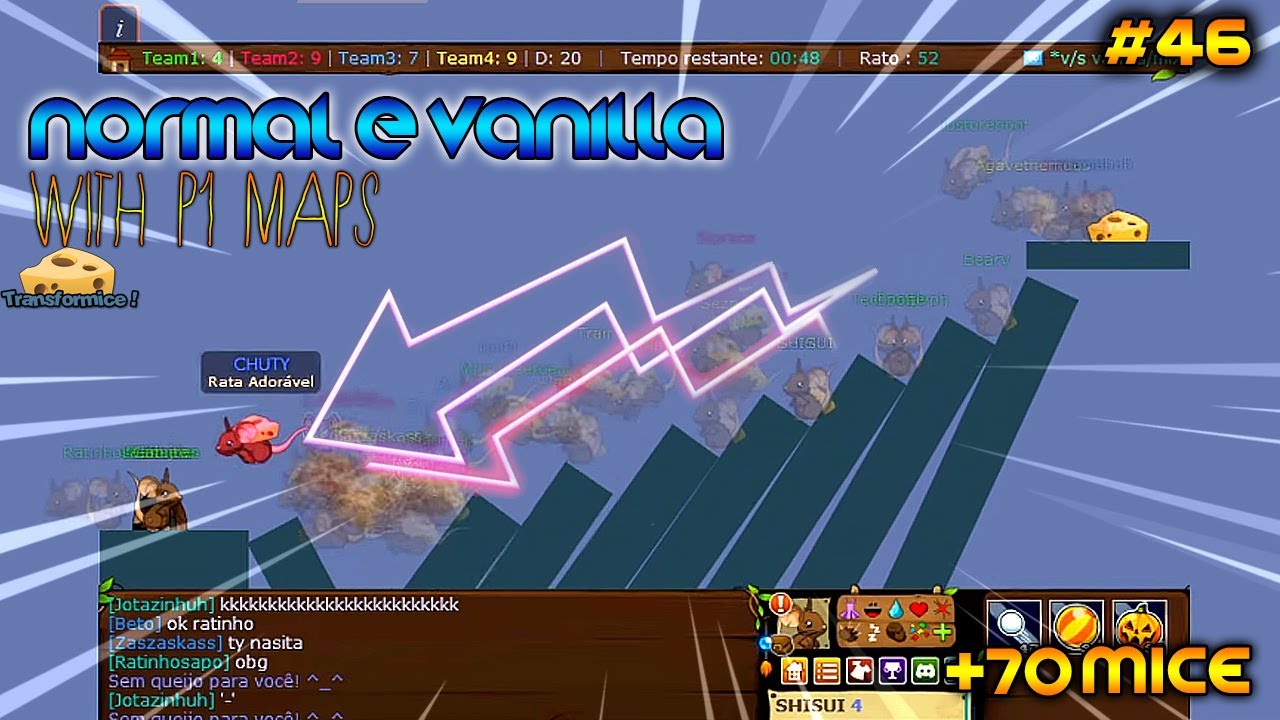 EPIC +70 MICE NORMAL & VANILLA #46 P1 MAPS TRANSFORMICE - YouTube