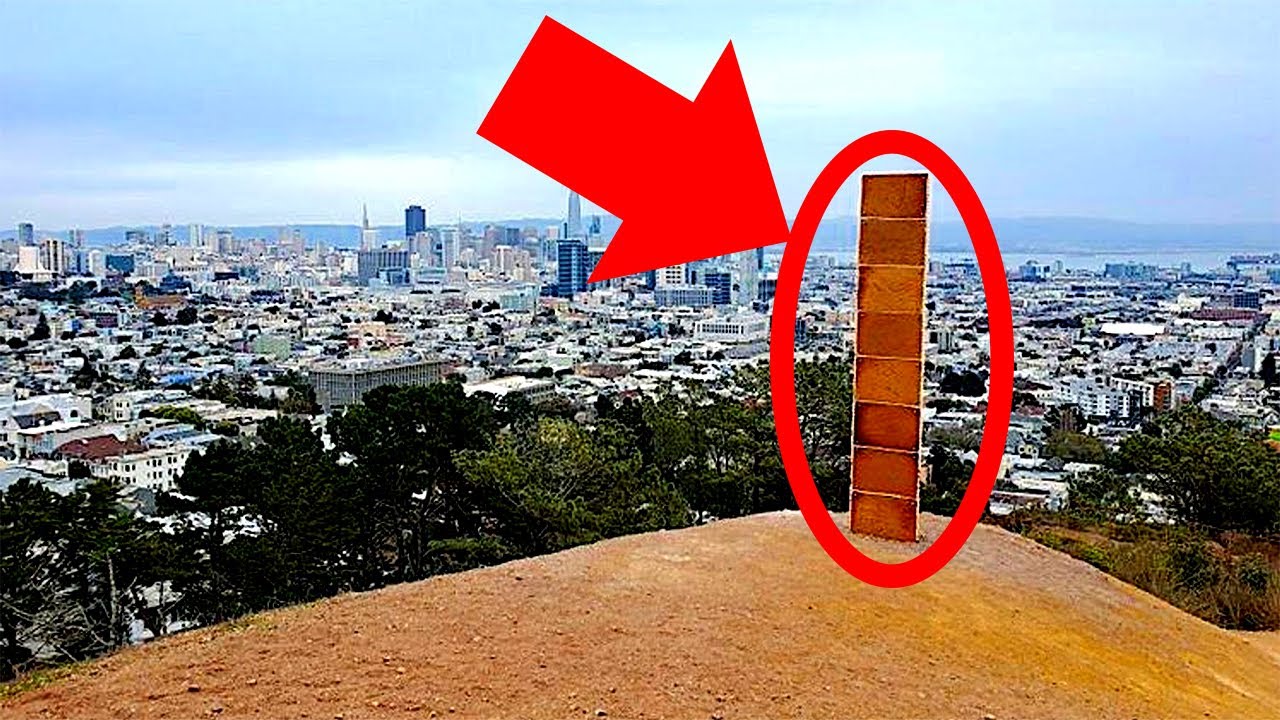 Mysterious Gingerbread Monolith Appears In San Francisco - YouTube