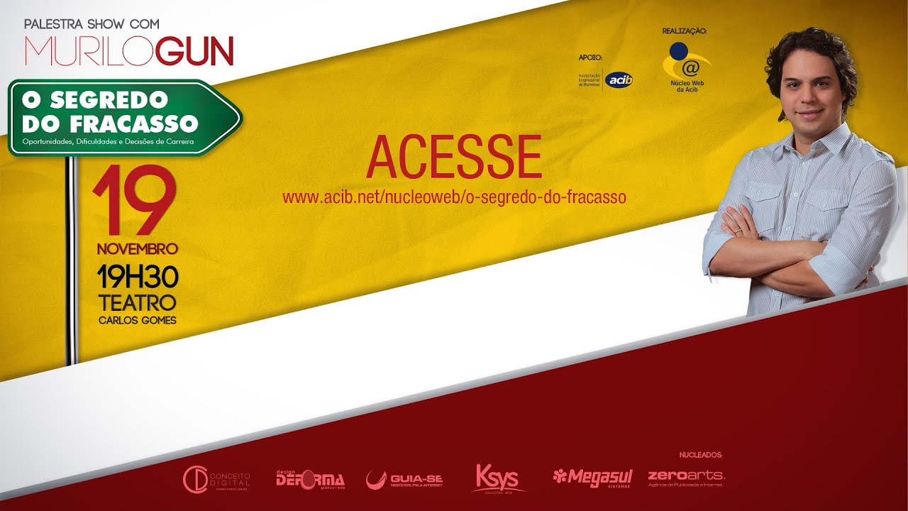 Palestra Show com Murilo Gun - O Segredo do Fracasso - YouTube