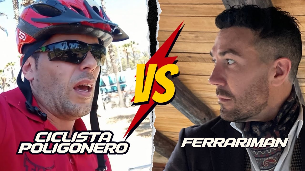 Ciclista poligonero amenaza a FerrariMan 😱 - YouTube