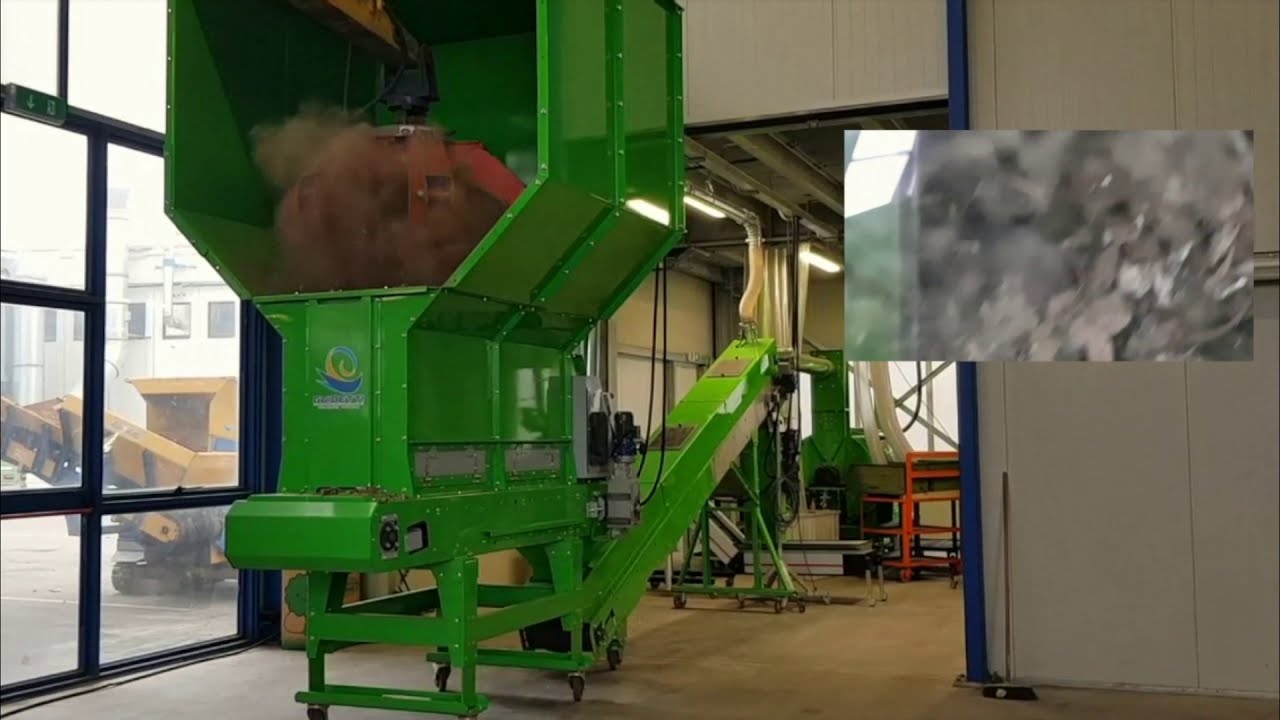 Integral Car Fluff Recycling System | ASR Sorting Plant Test by ...