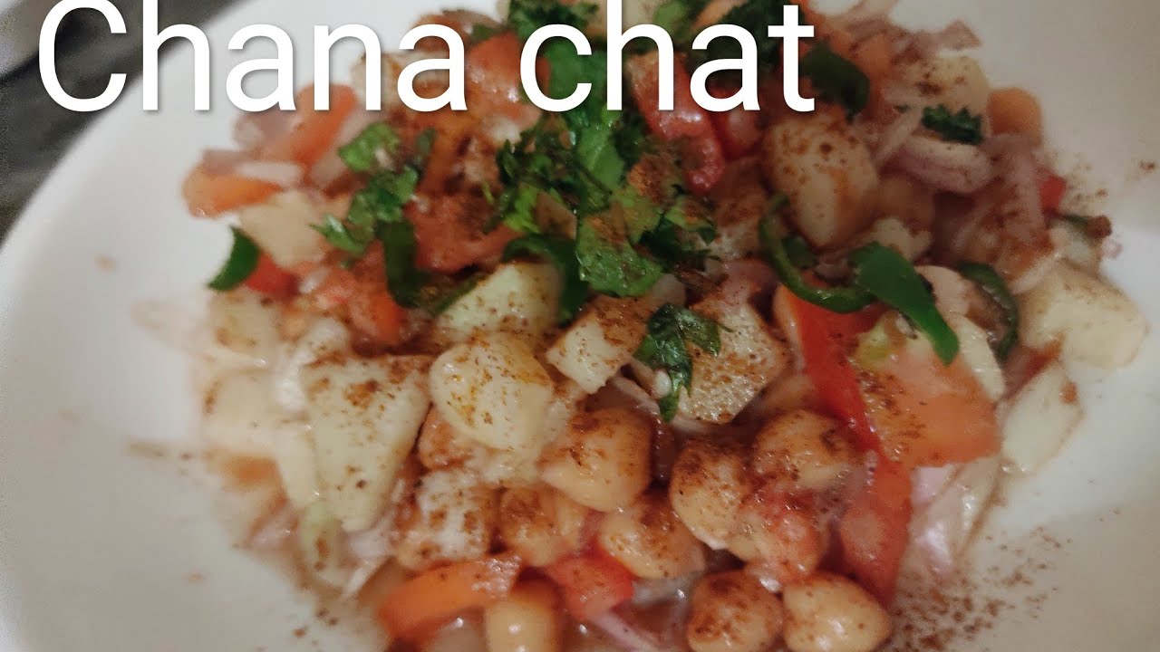How to make chana chat || jat pat chana chat || spicy chana chat - YouTube