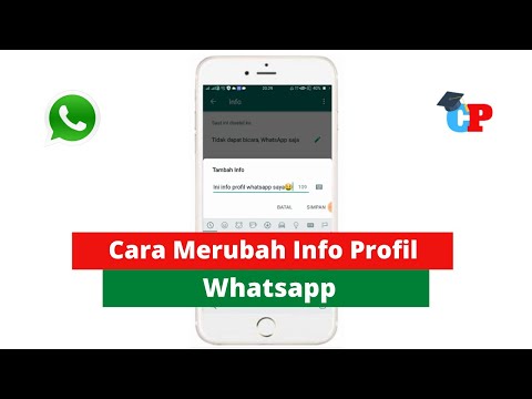 Cara Merubah Info Profil Whatsapp