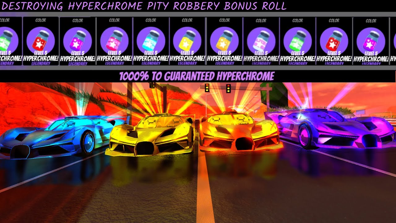 WHEN YOU DESTROY HYPERCHROME PITY IN ROBLOX JAILBREAK - YouTube
