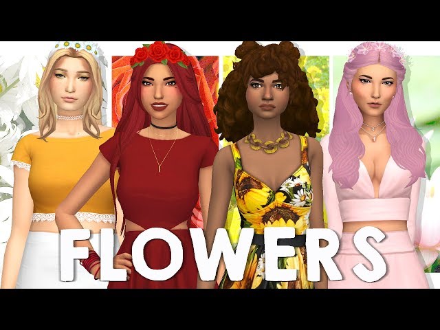 Sims 4 Flowers In Hair | Best Flower Site