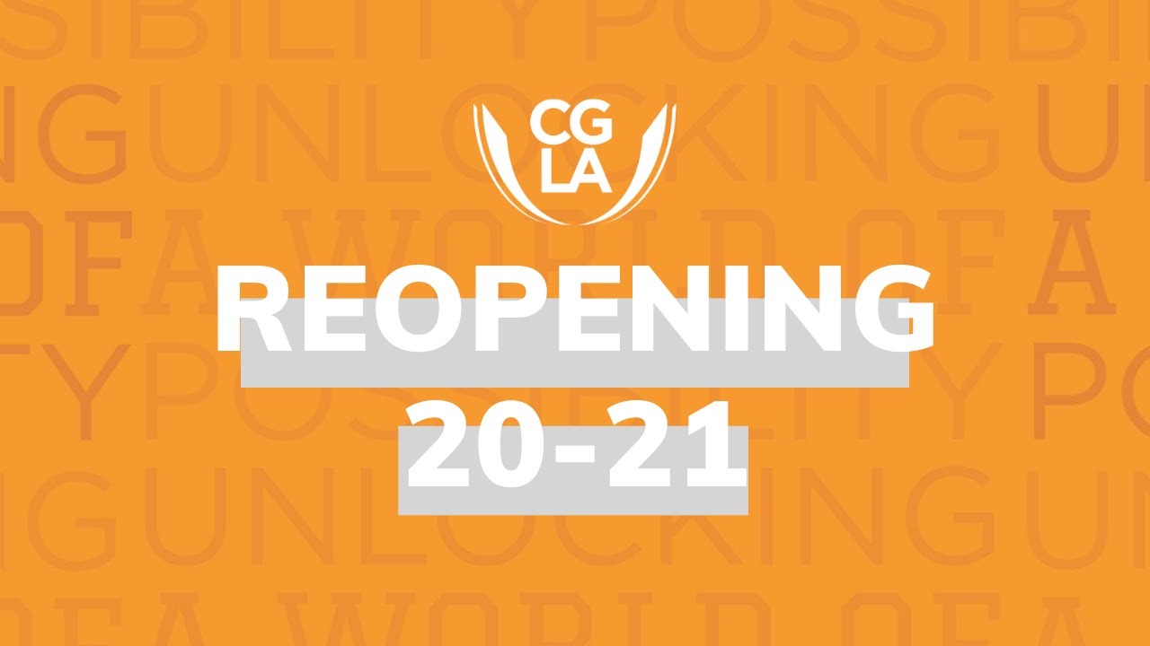 CGLA Reopening 20-21 - YouTube