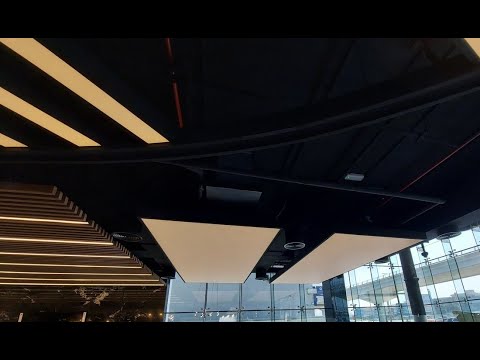 Stretch ceiling with backlit LED - YouTube