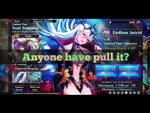 Evertale - Endless Astrid! i really want her so much! - YouTube