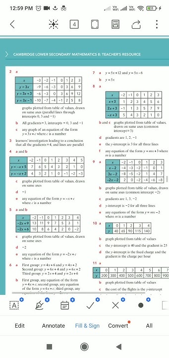 Cambridge maths class 7 part 3 solutions - YouTube