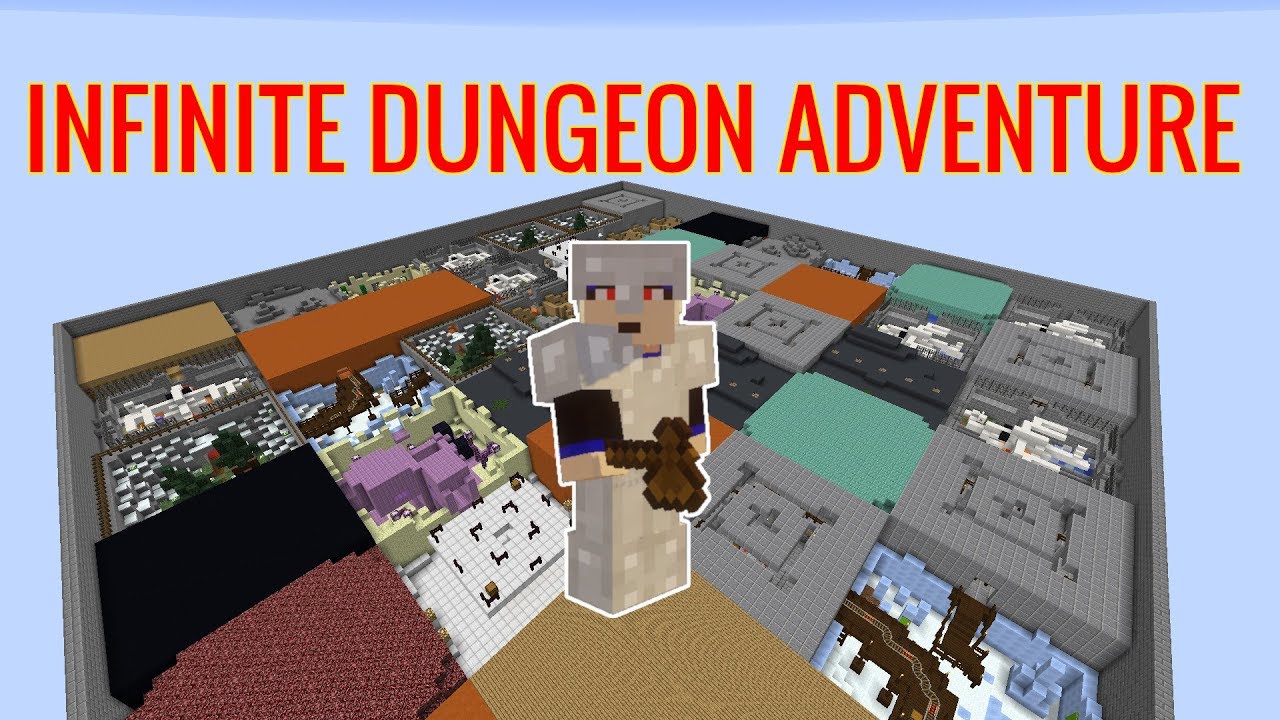 UNE MAP PLEINE DE DONJONS A L'INFINI !! Infinite dungeon adventure ...