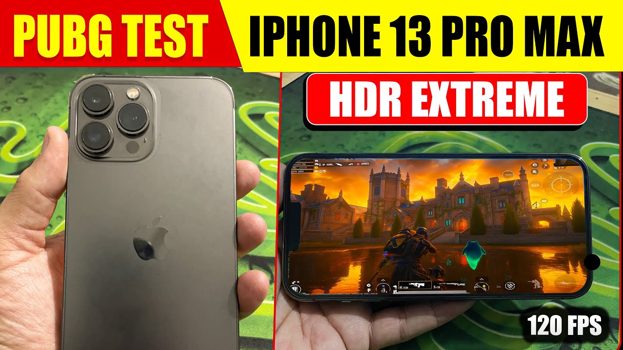 Apple iPhone 13 Pro Max | PUBG 120 FPS Test & Full Review 🔥 - YouTube