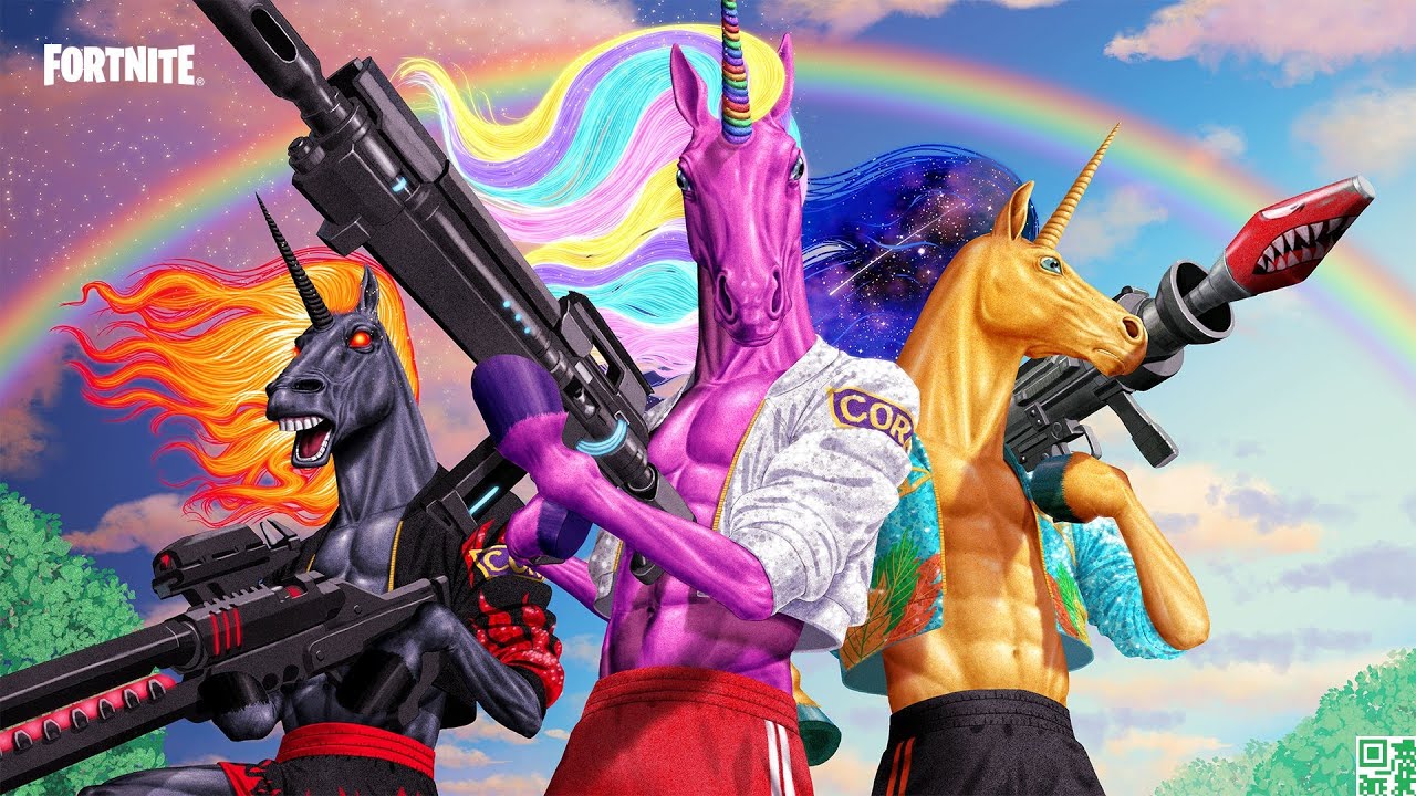 FIRST FORTNITE SEASON 8 BATTLE PASS SKIN - Season 8 Unicorn Skin Teaser ...