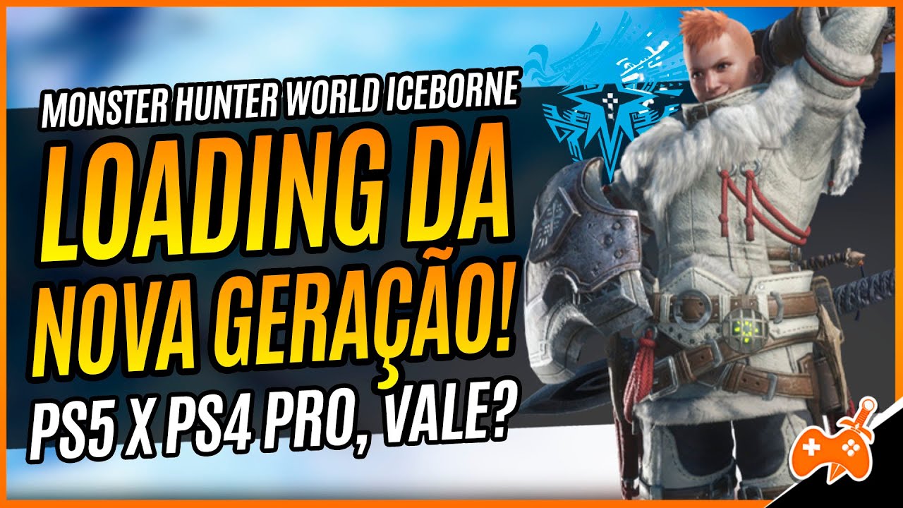 MHW Iceborne | LOADING da NOVA GERAÇÃO melhora MUITO? COMPARATIVO PS5 x ...