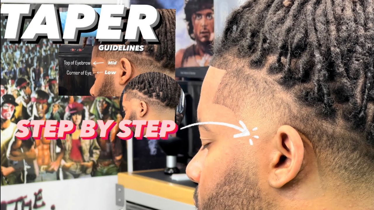 Easy LINEUP with Taper STEP BY STEP for Beginner Barbers & Stylists ...