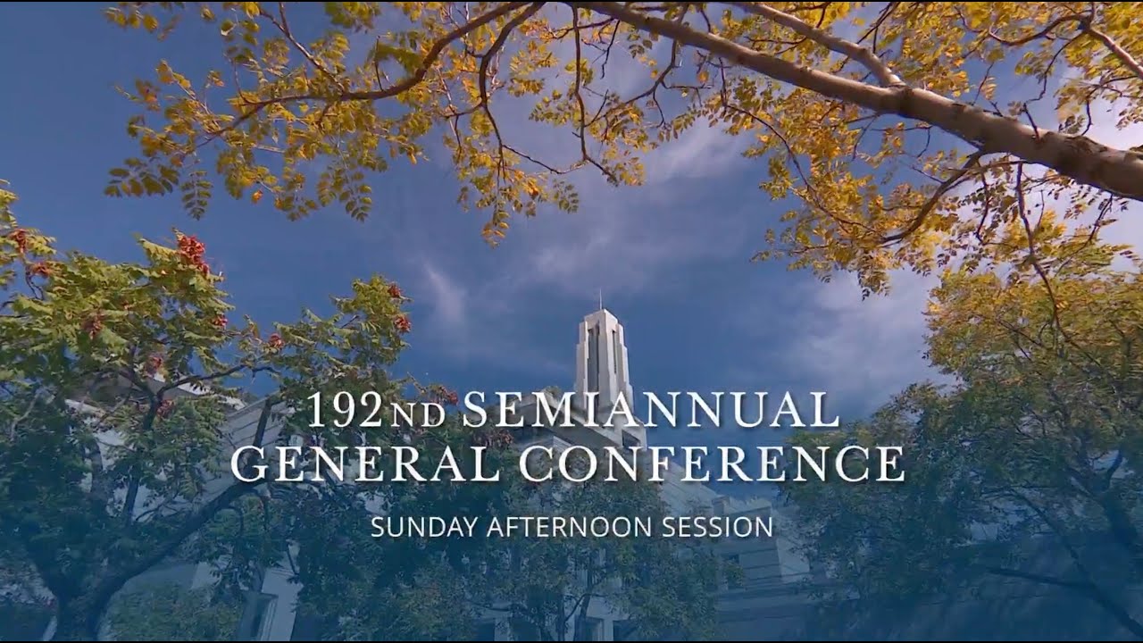 Sunday Afternoon Session | October 2022 General Conference - YouTube